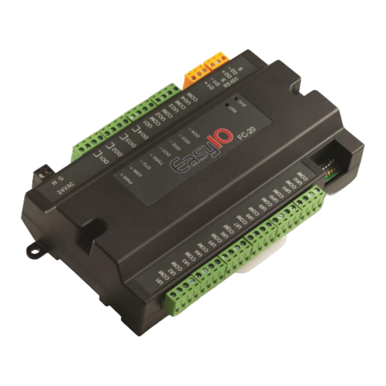 EASYIO FC20 SERIES INSTALLATION MANUAL Pdf Download | ManualsLib