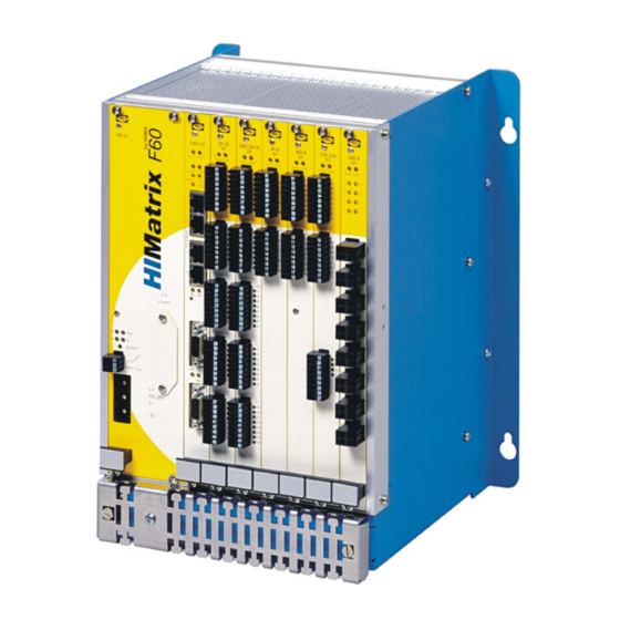 HIMA HIMATRIX F60 DI 32 01 MANUAL Pdf Download | ManualsLib