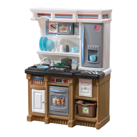 STEP2 LIFESTYLE CUSTOM KITCHEN 8569 MANUAL Pdf Download | ManualsLib