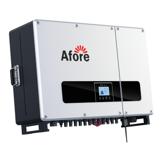 AFORE BNT050KTL INSTALLATION AND OPERATION MANUAL Pdf Download | ManualsLib