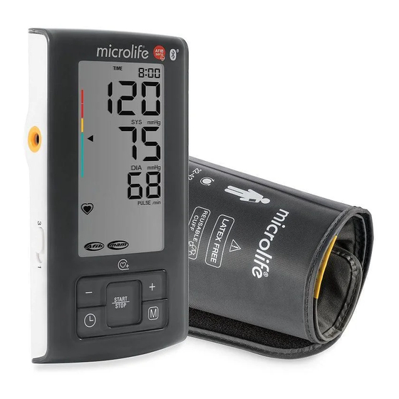 MICROLIFE AFIB BLUETOOTH BP A6 BT MANUAL Pdf Download | ManualsLib