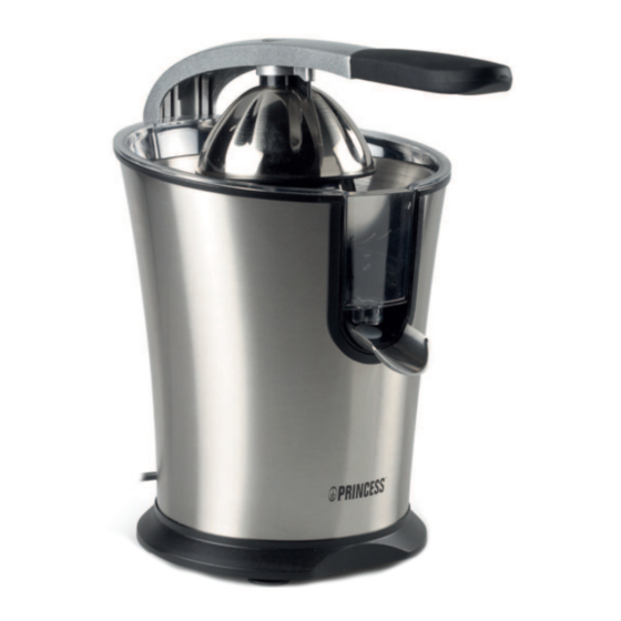 PRINCESS MASTER JUICER INSTRUCTION MANUAL Pdf Download | ManualsLib