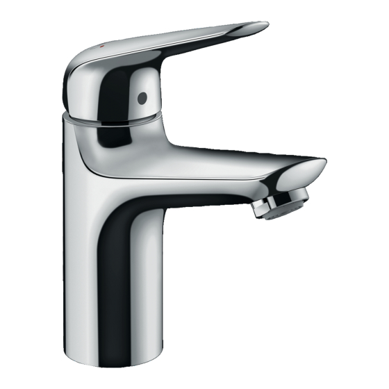 HANS GROHE NOVUS 70 71020007 INSTRUCTIONS FOR USE/ASSEMBLY INSTRUCTIONS ...