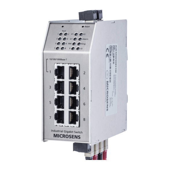 MICROSENS MS650850M APPLICATION Pdf Download | ManualsLib