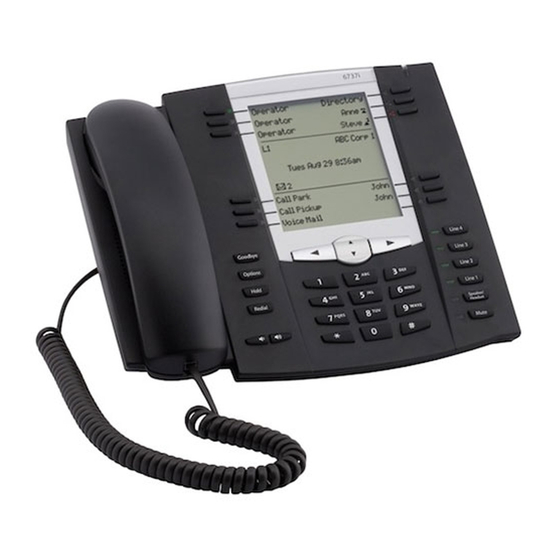 MITEL 6737 QUICK REFERENCE MANUAL Pdf Download | ManualsLib