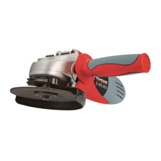 PATTFIELD ERGO TOOLS E-WS 600 OPERATING INSTRUCTIONS MANUAL Pdf ...