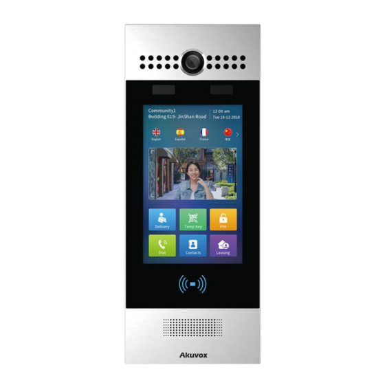 AKUVOX R29C INSTALLATION TIPS Pdf Download | ManualsLib