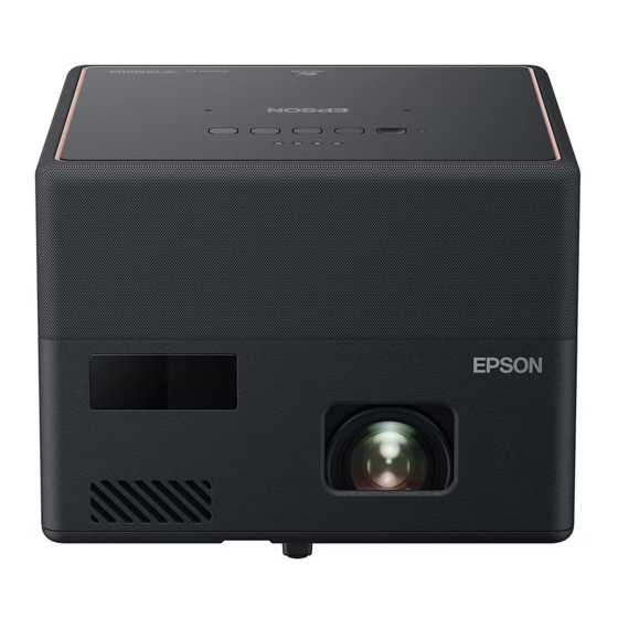 EPSON EF-12 USER MANUAL Pdf Download | ManualsLib