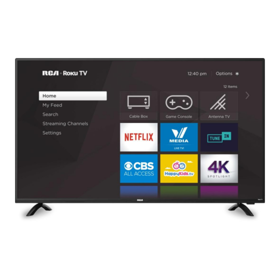 RCA ROKU TV RTRU5028-CA INSTRUCTION MANUAL Pdf Download | ManualsLib