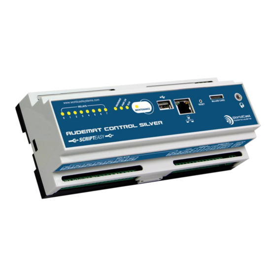 WORLDCAST SYSTEMS AUDEMAT CONTROL SILVER USER MANUAL Pdf Download | ManualsLib