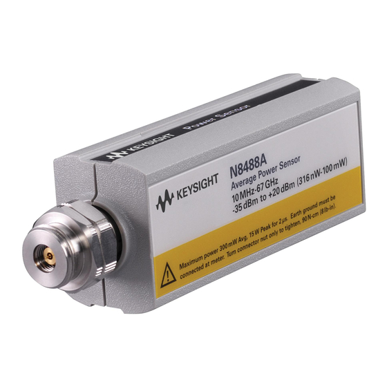 KEYSIGHT TECHNOLOGIES N8480 SERIES OPERATING AND SERVICE MANUAL Pdf ...