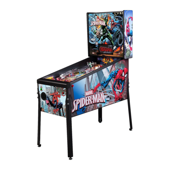 STERN PINBALL MARVEL SPIDER-MAN THE PIN SETUP MANUAL Pdf Download ...