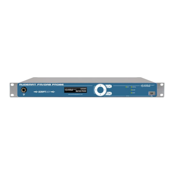 WORLDCAST SYSTEMS AUDEMAT FM PROBE USER MANUAL Pdf Download | ManualsLib WORLDCAST SYSTEMS AUDEMAT FM PROBE USER MANUAL Pdf Download | ManualsLib