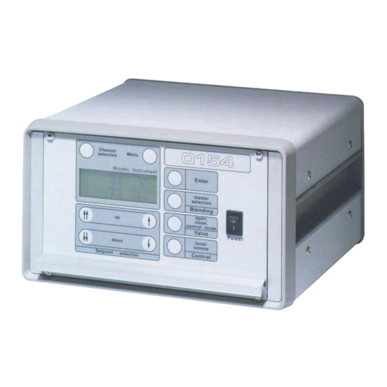 BROOKS INSTRUMENT 0154 INSTALLATION AND OPERATION MANUAL Pdf Download ...