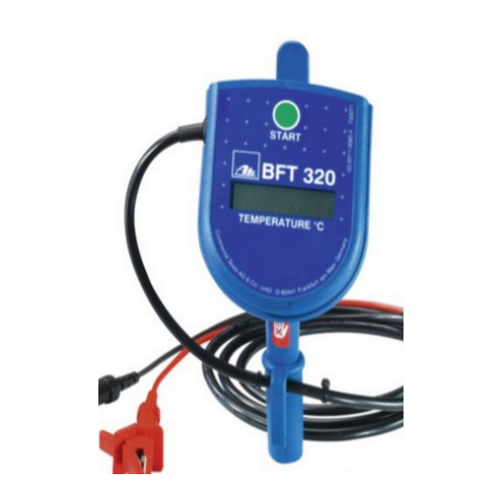 ATE BFT 320 MANUAL Pdf Download | ManualsLib