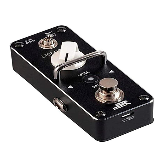 STAGE RIGHT LP3 LOOPER QUICK USER MANUAL Pdf Download | ManualsLib