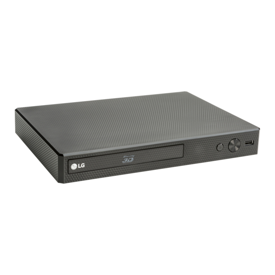LG BP550 SIMPLE MANUAL Pdf Download | ManualsLib