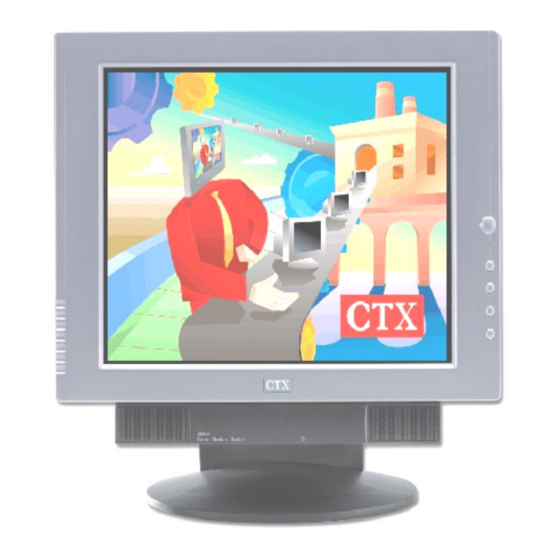 CTX PV722E MONITOR SERVICE MANUAL | ManualsLib