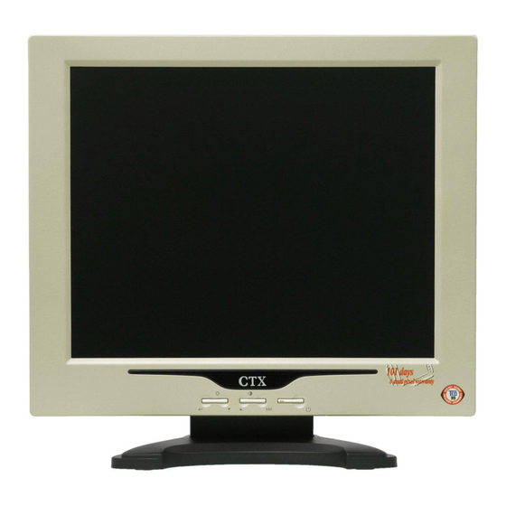 CTX S700 MONITOR SERVICE MANUAL | ManualsLib