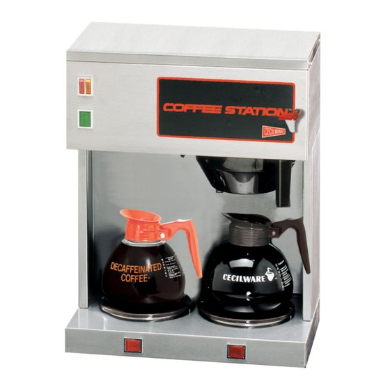 CECILWARE CS2A COFFEE MAKER OPERATION MANUAL | ManualsLib