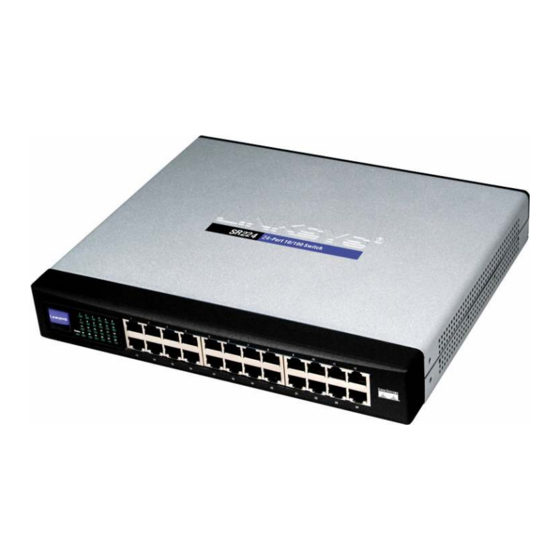 CISCO SR224 SWITCH SPECIFICATIONS | ManualsLib