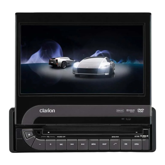 CLARION VZ709 CAR VIDEO SYSTEM OWNER'S MANUAL & INSTALLATION MANUAL ...