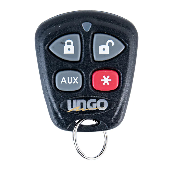 CLARION UNGO PRO SECURITY SR1000 CAR ALARM OWNER'S MANUAL | ManualsLib