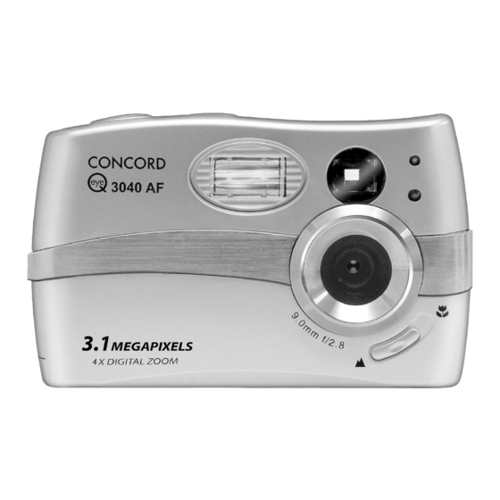 CONCORD EYE-Q 3040 AF DIGITAL CAMERA FREQUENTLY ASKED QUESTIONS ...