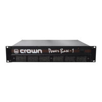 Crown Power Base-1 Manuals | ManualsLib