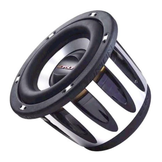 ORION H2 10.2 SUBWOOFER SPECIFICATIONS | ManualsLib