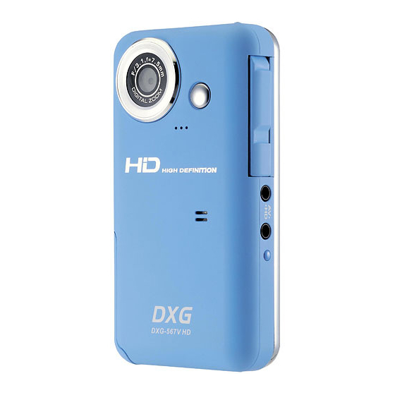 DXG -567V CAMCORDER QUICK REFERENCE MANUAL | ManualsLib