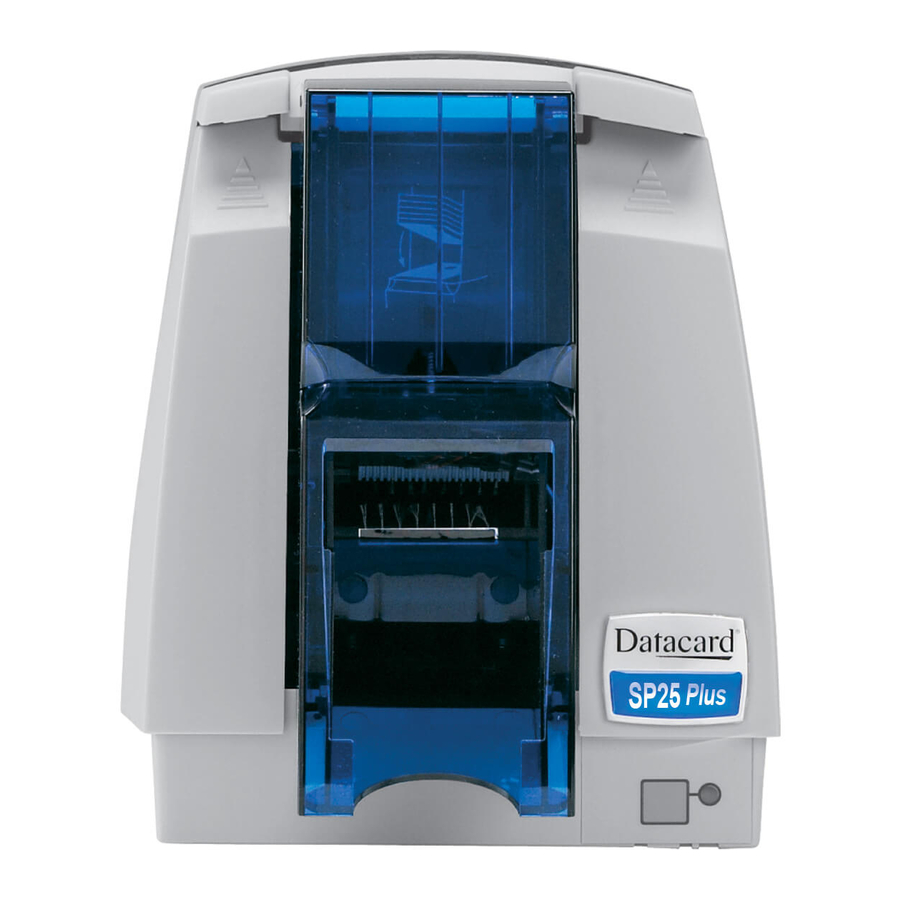 DATACARD SP25 PLUS PRINTER QUICK INSTALL MANUAL | ManualsLib