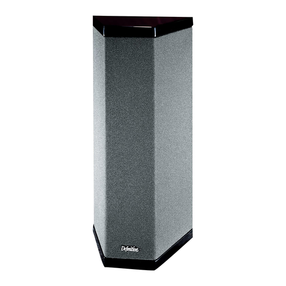 DEFINITIVE TECHNOLOGY BPVX SPEAKER SYSTEM BROCHURE | ManualsLib