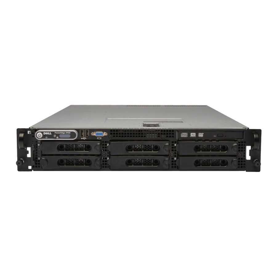 DELL POWEREDGE 2950 SERVER GETTING STARTED | ManualsLib