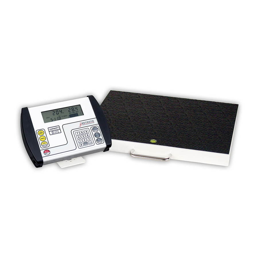 DETECTO GP-400-758C SCALES SPECIFICATIONS | ManualsLib