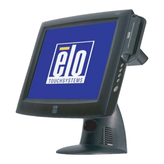 ELO TOUCHSYSTEMS 1525L TOUCH TERMINAL SPECIFICATIONS | ManualsLib