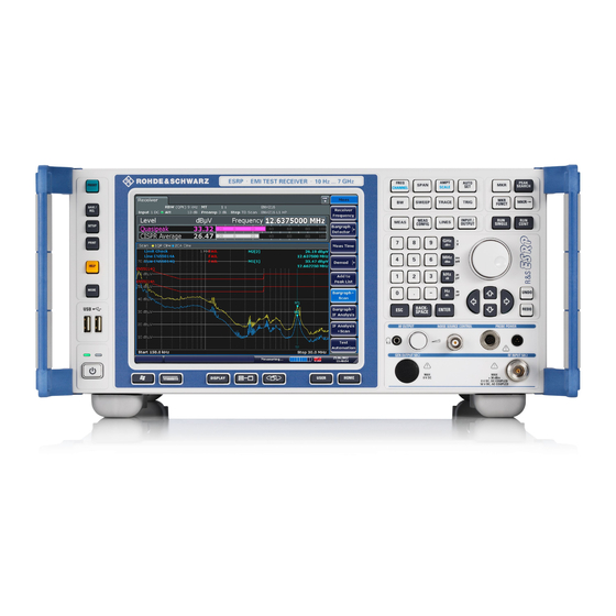 ROHDE & SCHWARZ FSV-B30 INSTALLATION MANUAL Pdf Download | ManualsLib