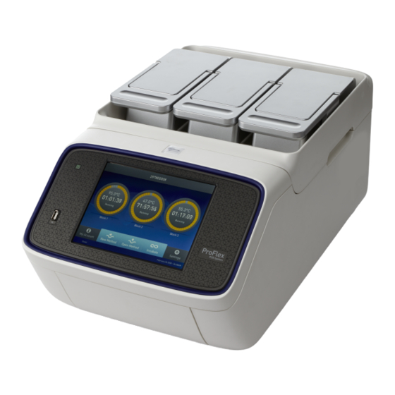 THERMO SCIENTIFIC APPLIED BIOSYSTEMS PROFLEX PCR SYSTEM QUICK REFERENCE ...