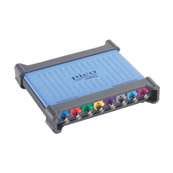 PICO TECHNOLOGY PICOSCOPE 4000 SERIES USER MANUAL Pdf Download | ManualsLib