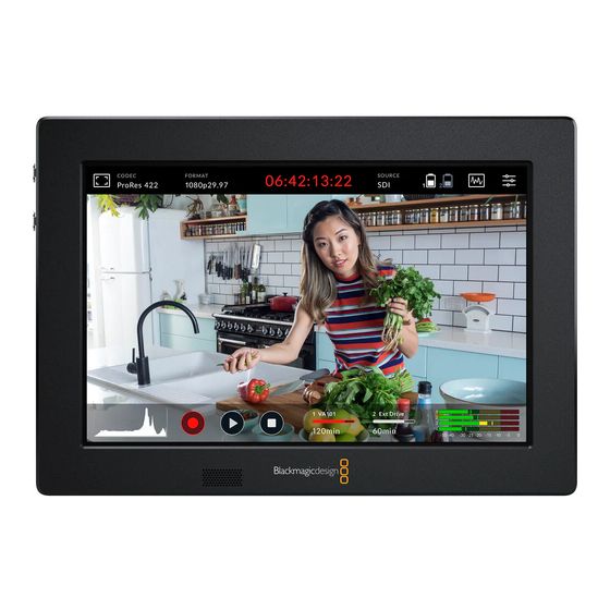 BLACKMAGICDESIGN VIDEO ASSIST INSTALLATION AND OPERATION MANUAL Pdf ...