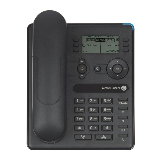 ALCATEL 8008 QUICK USER MANUAL Pdf Download | ManualsLib