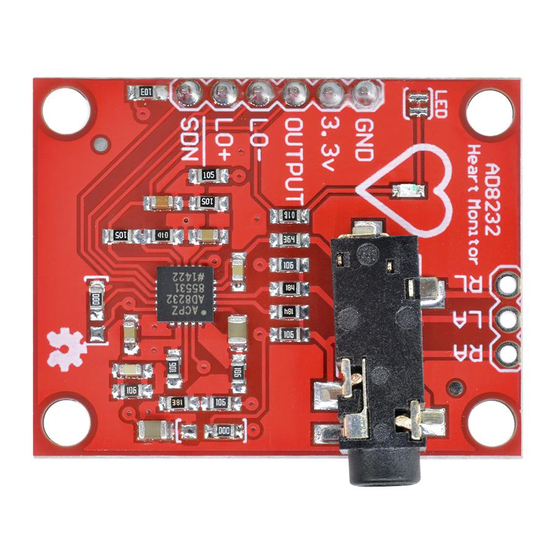 ECG AD8232 ASSEMBLY MANUAL Pdf Download | ManualsLib