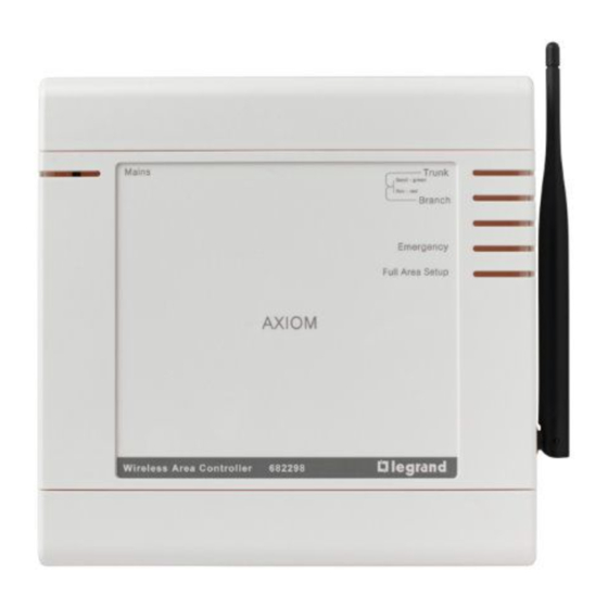 LEGRAND AXIOM QUICK START MANUAL Pdf Download | ManualsLib