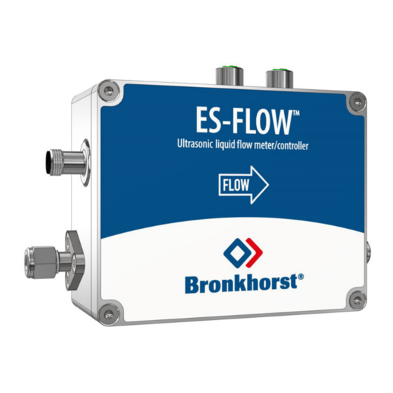 BRONKHORST ES-FLOW 1 C SERIES INSTRUCTION MANUAL Pdf Download | ManualsLib