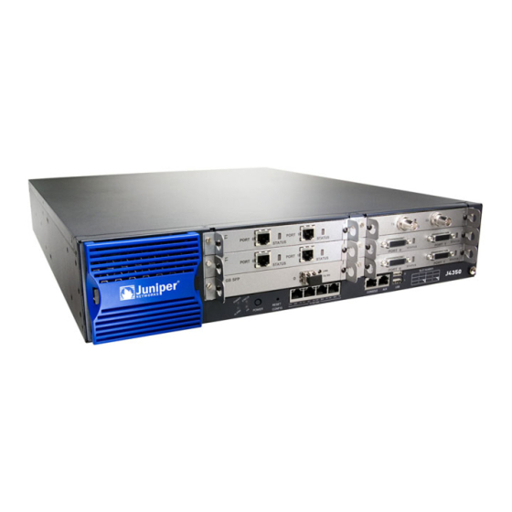 JUNIPER JUNOS J SERIES QUICK START MANUAL Pdf Download | ManualsLib