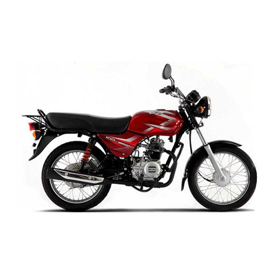 BAJAJ AUTO CT100B MANUAL Pdf Download | ManualsLib