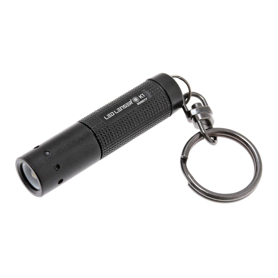 LED LENSER K1 MANUAL Pdf Download | ManualsLib