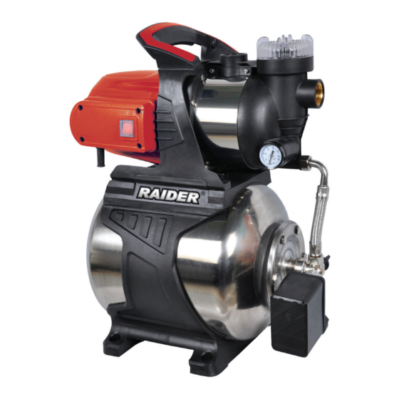 RAIDER RD-WP1200S ORIGINAL INSTRUCTION MANUAL Pdf Download | ManualsLib