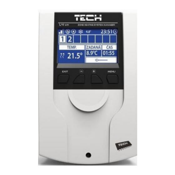 TECH CONTROLLERS EU-L-4 WIFI USER MANUAL Pdf Download | ManualsLib