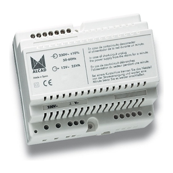 ALCAD ALS-020 MANUAL Pdf Download | ManualsLib